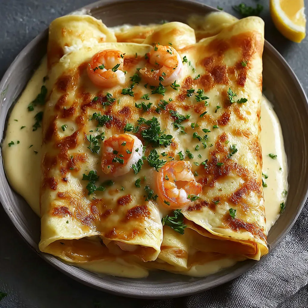 Creamy Seafood Crepes: Easy Béchamel Sauce Recipe - Easy Cook Recipe