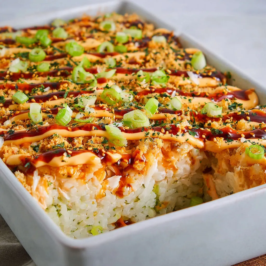 Delicious and Easy Sushi Bake Recipe - Easy Cook Recipe